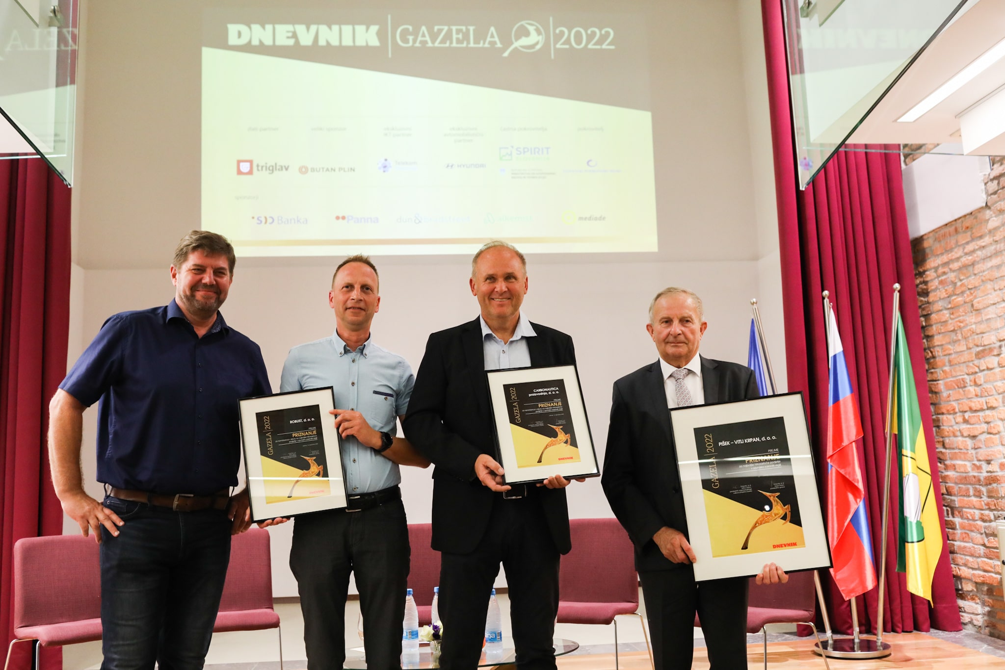 Gazela savinjsko-zasavske regije 2022 drugič zapored podjetje Pišek ...