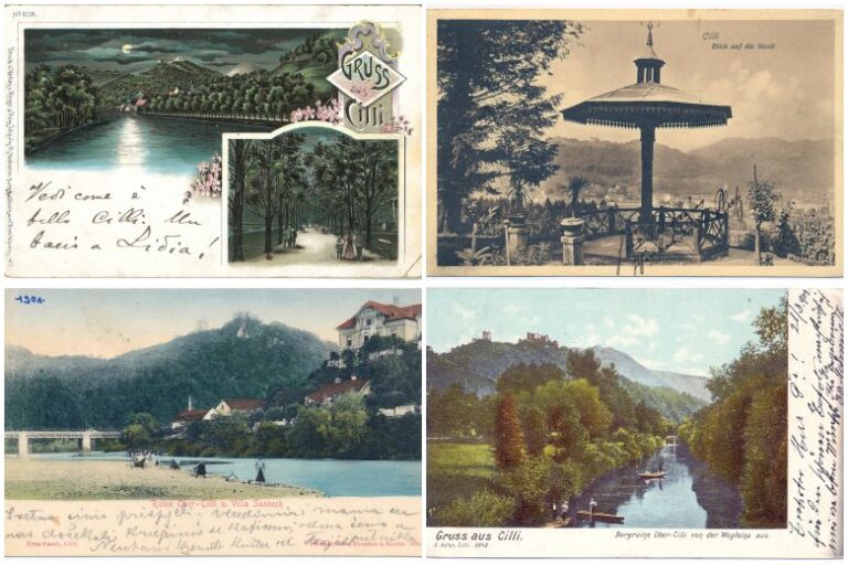 V celjski knjižnici razstavili stare razglednice s poletnimi motivi ...